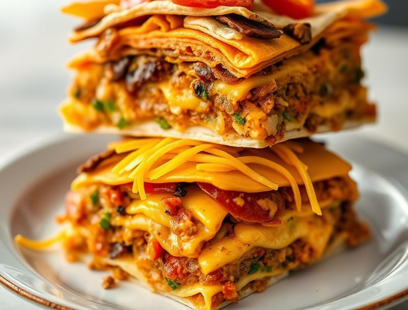 Elevated Taco Casserole: A Layered Tortilla Delight - Recipe Score