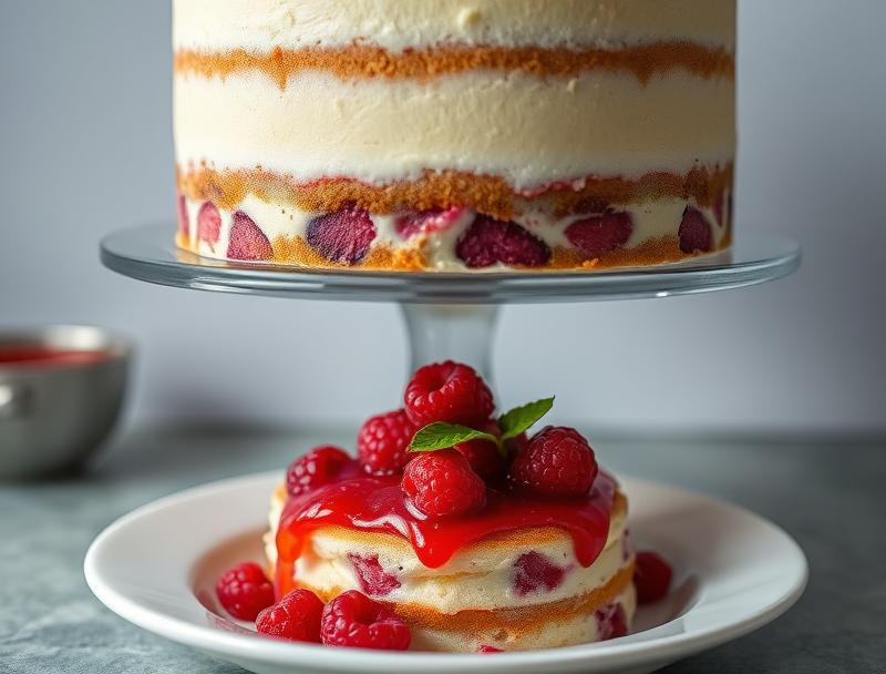 A Raspberry Rhapsody: An Exquisite Celebration Cake - Recipe Score